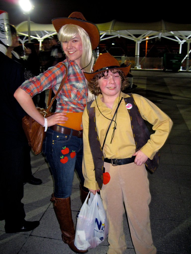 #850573 - safe, applejack, braeburn, human, cosplay, irl, irl human ...
