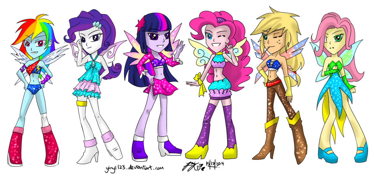 #840730 - safe, artist:zakurarain, applejack, fluttershy, pinkie pie ...