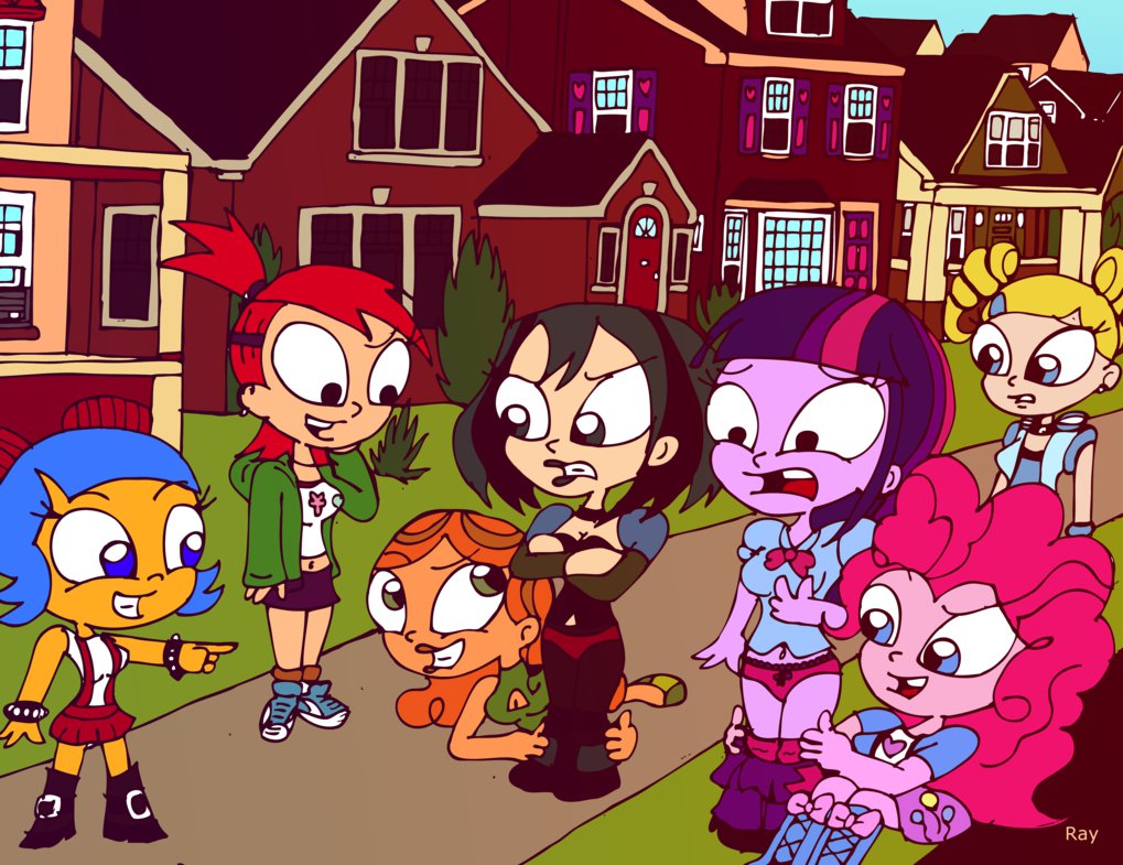 #856183 - suggestive, artist:rray-xd, pinkie pie, twilight sparkle ...