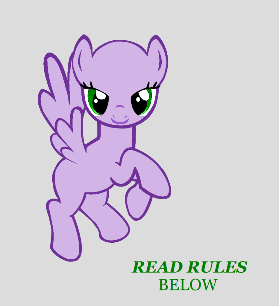 My Little Pony Filly Base Pegasus
