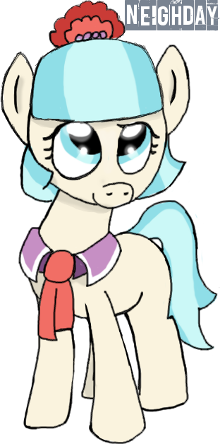 #860688 - safe, artist:neighday, coco pommel, female, simple background ...
