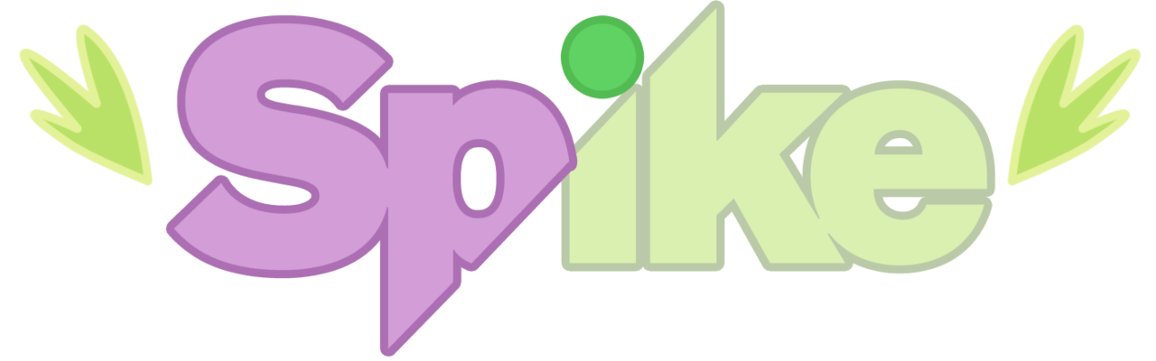 #842613 - safe, spike, g4, logo, namesake, pun, spike tv - Derpibooru