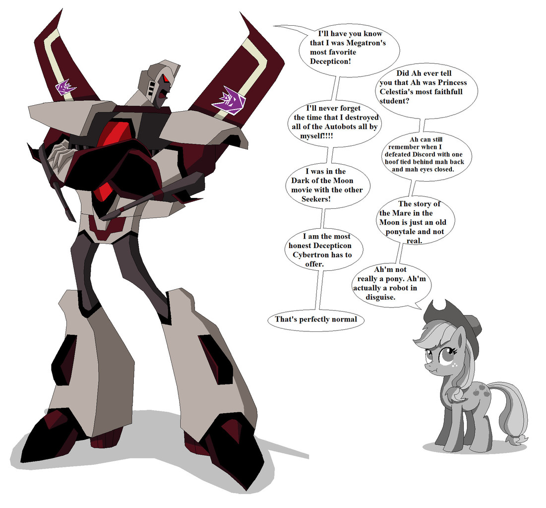 #842885 - safe, artist:koopa-master, applejack, g4, dialogue, discorded ...