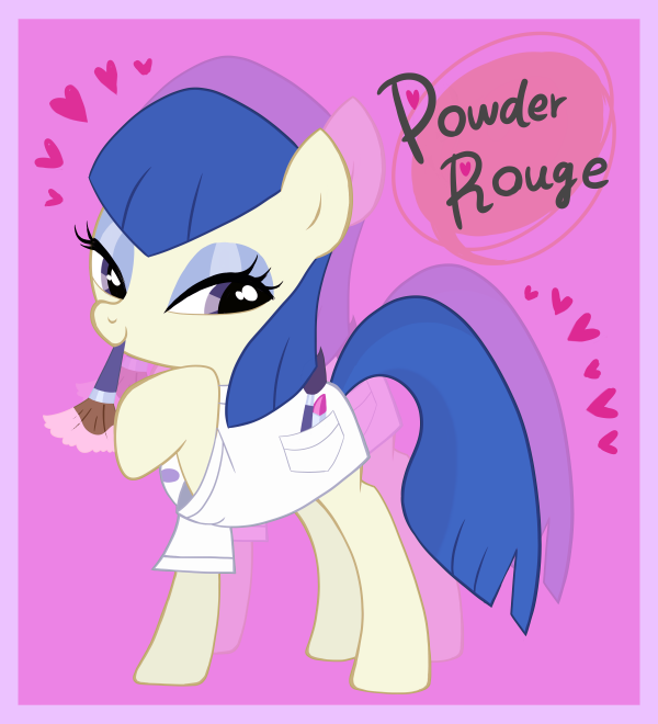 #862136 - safe, artist:puchiko, powder rouge, pony, female, pixiv, solo ...