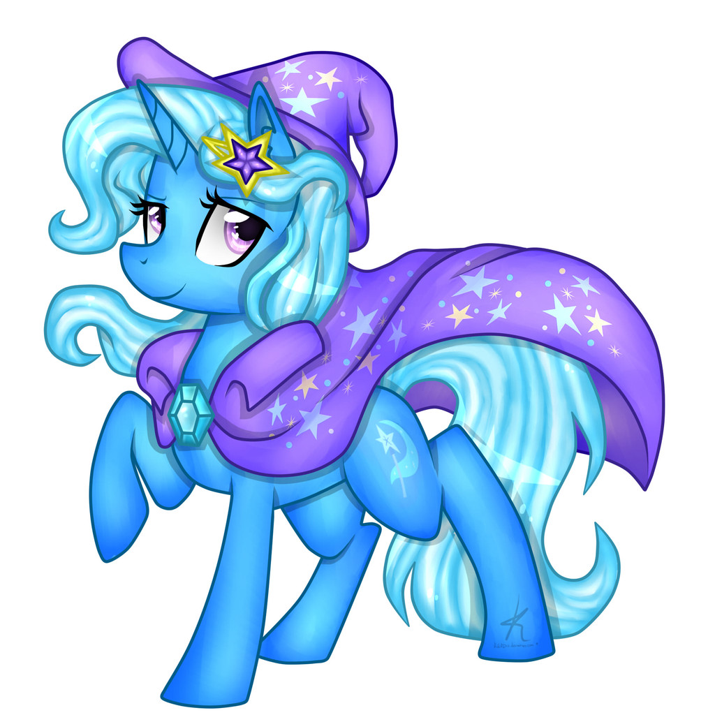 #862536 - safe, artist:kikirdcz, trixie, pony, unicorn, female, mare ...