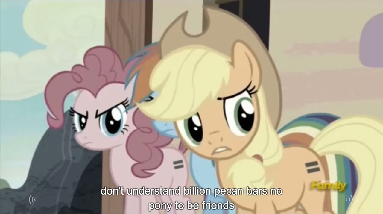 #870276 - safe, screencap, applejack, pinkie pie, rainbow dash, g4, my ...