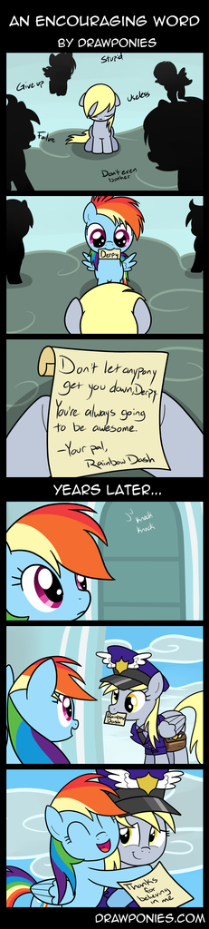 #871243 - safe, artist:drawponies, derpy hooves, rainbow dash, pegasus ...
