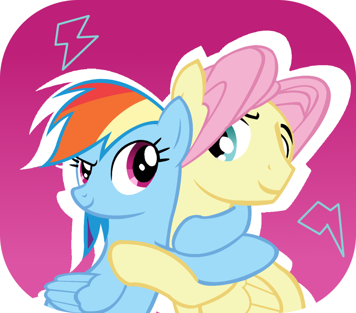 #873508 - safe, artist:dilemmas4u, fluttershy, rainbow dash, butterdash ...