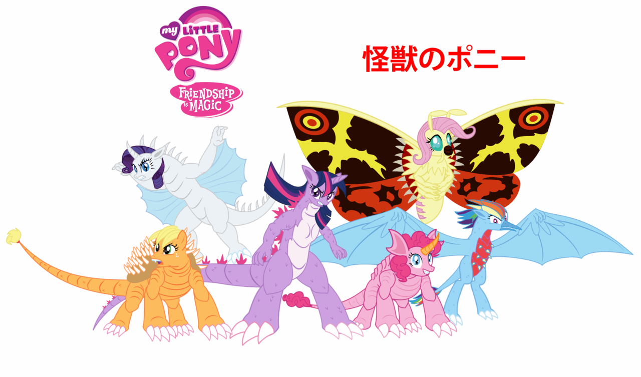 #873988 - safe, artist:mayozilla, applejack, fluttershy, pinkie pie ...