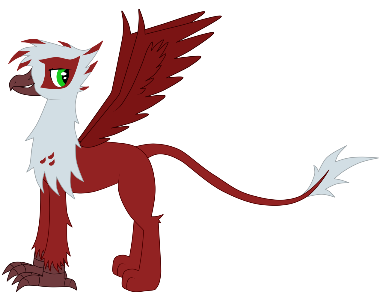 #874737 - safe, artist:evil-rainbow-dash, oc, oc only, oc:axel (griffon ...