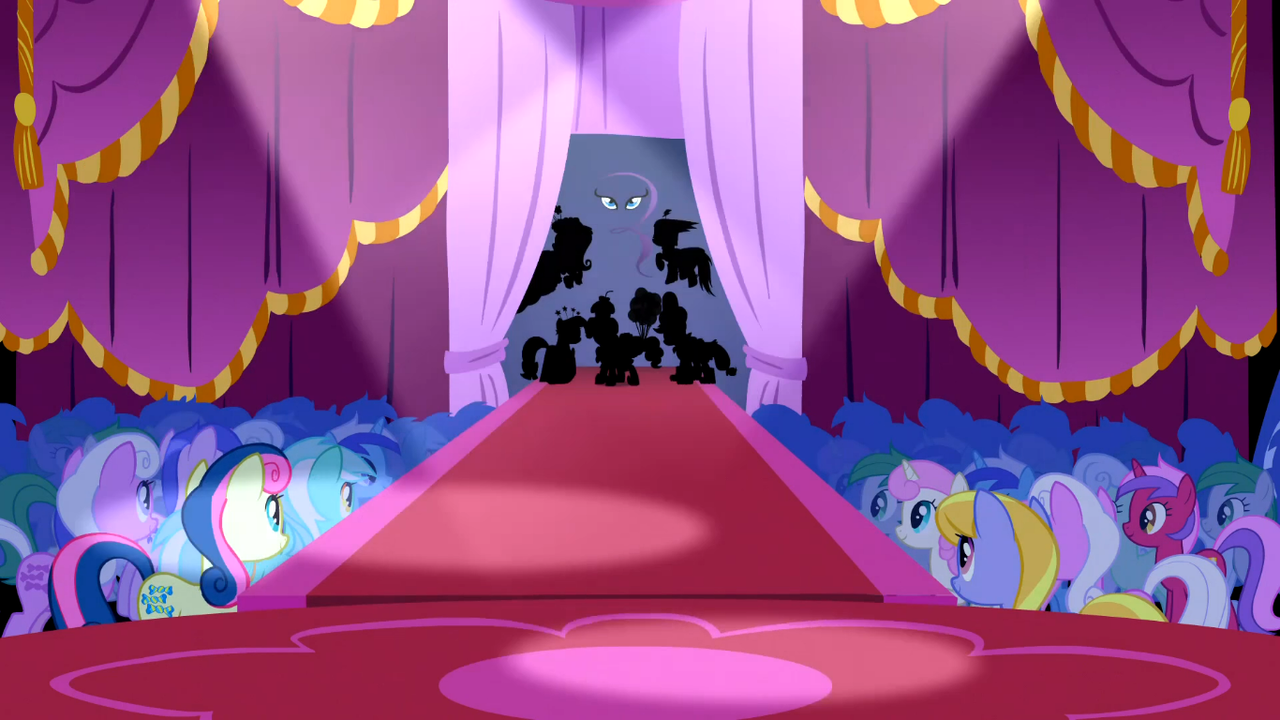 #875012 - safe, screencap, applejack, bon bon, cloud kicker, fluttershy ...