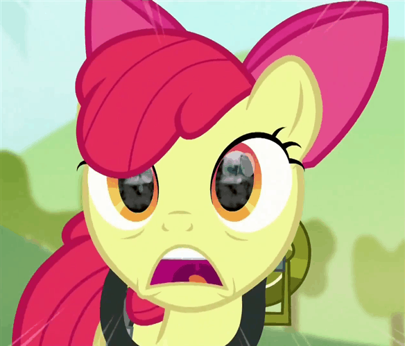 #877343 - safe, edit, edited screencap, screencap, apple bloom, earth ...