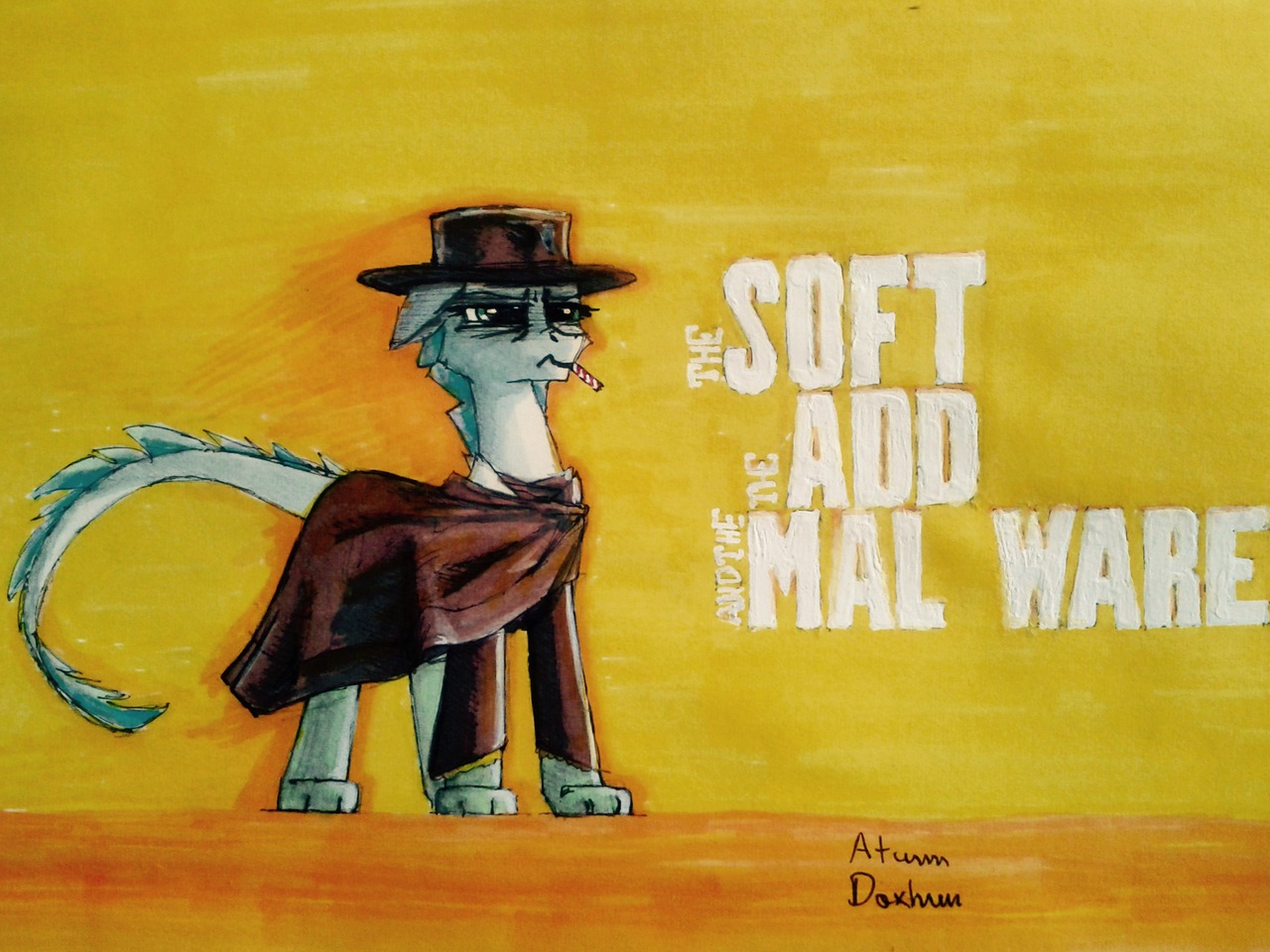 #879076 - safe, artist:atum doxhun, oc, oc only, oc:patch, dracony ...