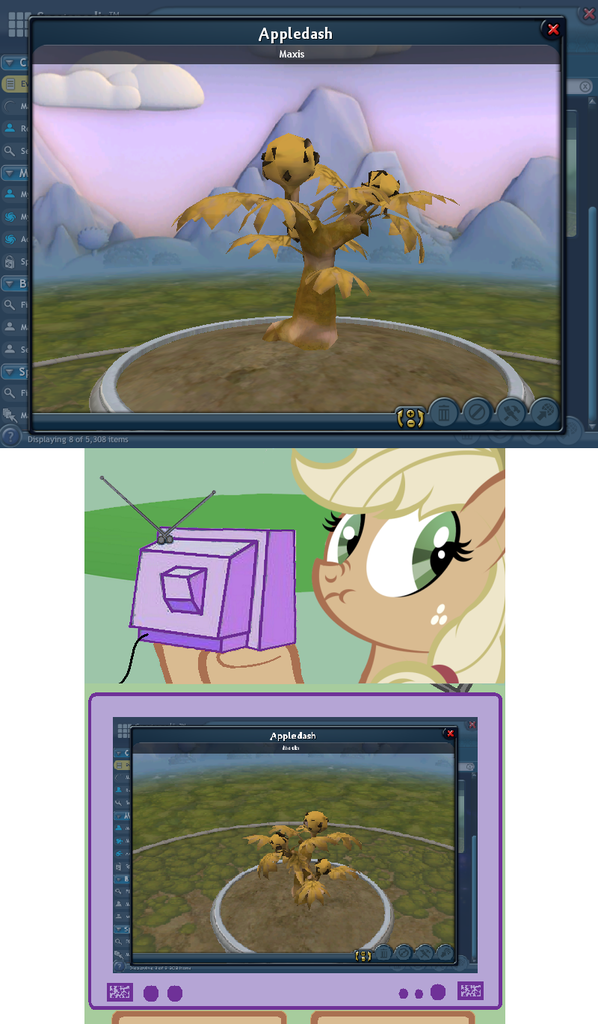 #879611 - safe, edit, screencap, applejack, rainbow dash, appledash ...