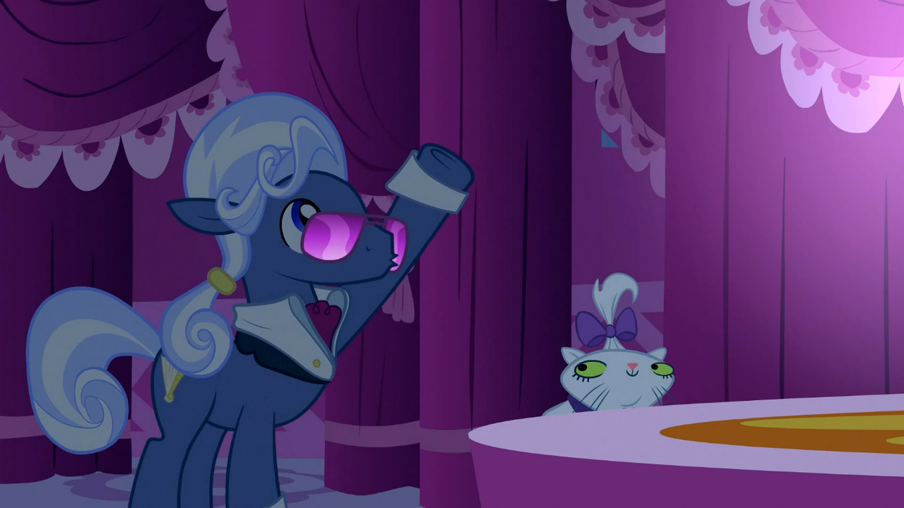 #880042 - safe, screencap, hoity toity, opalescence, cat, earth pony ...