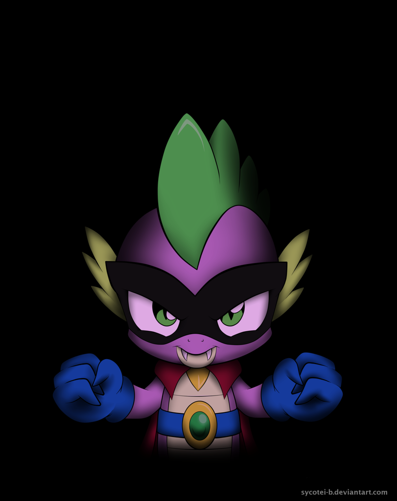 #881366 - safe, artist:sycotei-b, humdrum, spike, power ponies (episode ...