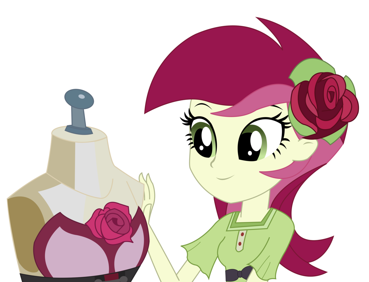 #883478 - safe, artist:sketchmcreations, roseluck, equestria girls, g4 ...