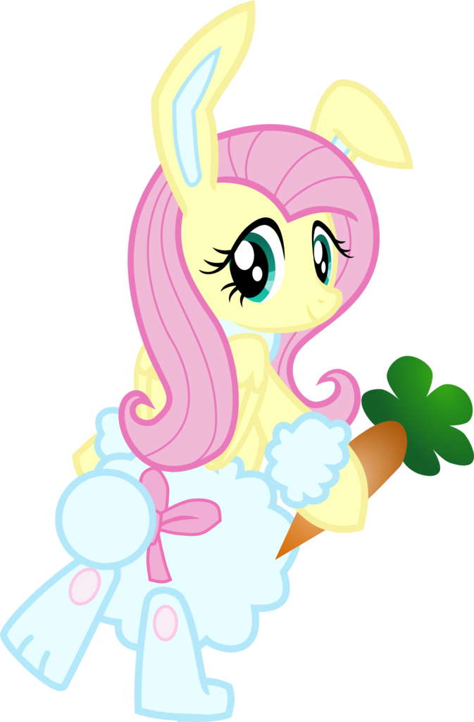 #865855 - safe, artist:psaga90, fluttershy, rabbit, g4, bunnyshy ...