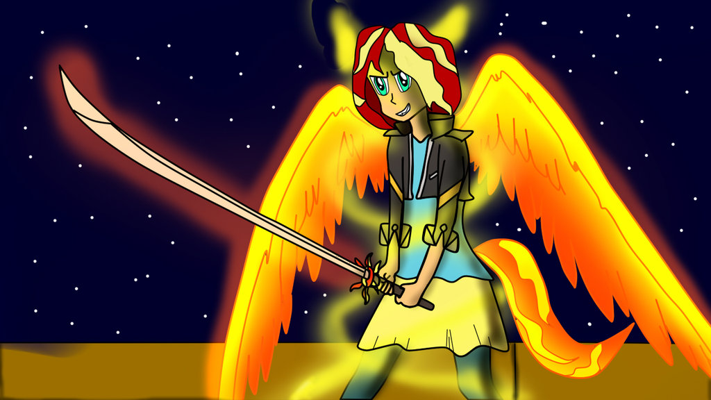 #866561 - safe, artist:goldhajik, sunset shimmer, equestria girls, my ...