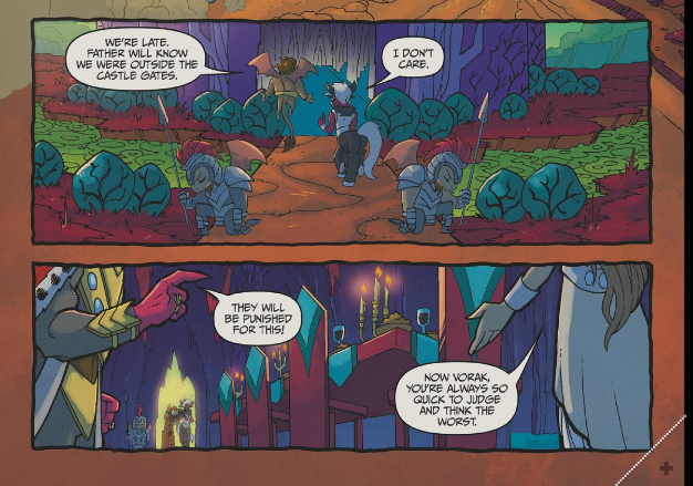 #868682 - safe, idw, official comic, king vorak, lord tirek, queen ...