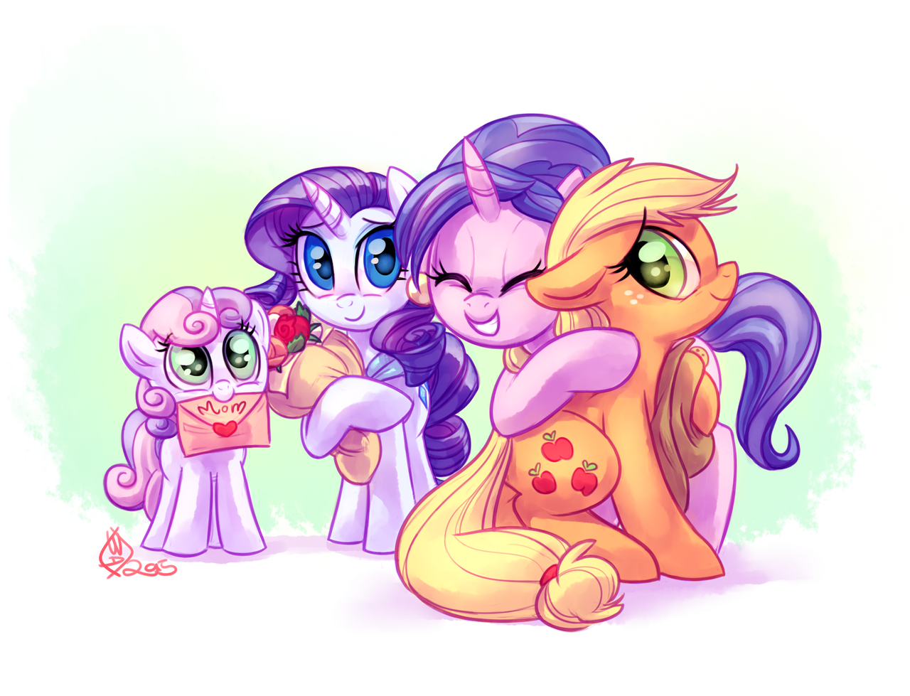 #893045 - safe, artist:whitediamonds, applejack, cookie crumbles ...