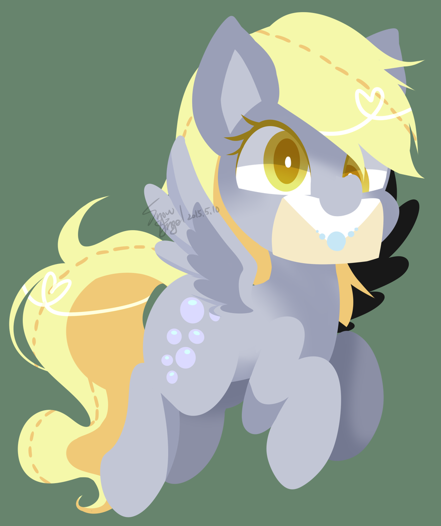 #893105 - safe, artist:snow angel, derpy hooves, pegasus, pony, female ...