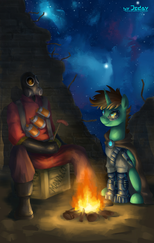 #893605 - safe, artist:jedayskayvoker, oc, oc:glow speed, cyborg, pony ...