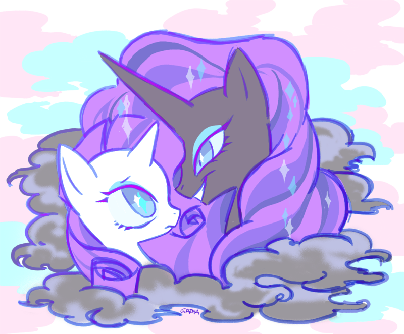 #895077 - dead source, safe, artist:area, nightmare rarity, rarity, g4 ...