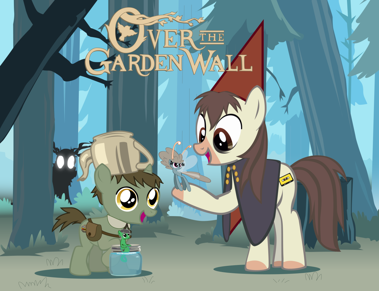 #895713 - safe, artist:pony volcano pizza, breezie, sea pony, glowing ...