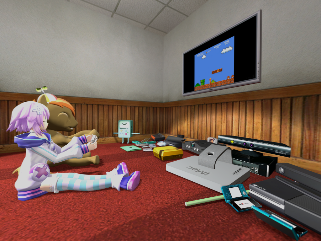 #896669 - safe, artist:php74, button mash, g4, 3d, 3ds, atari, atari ...