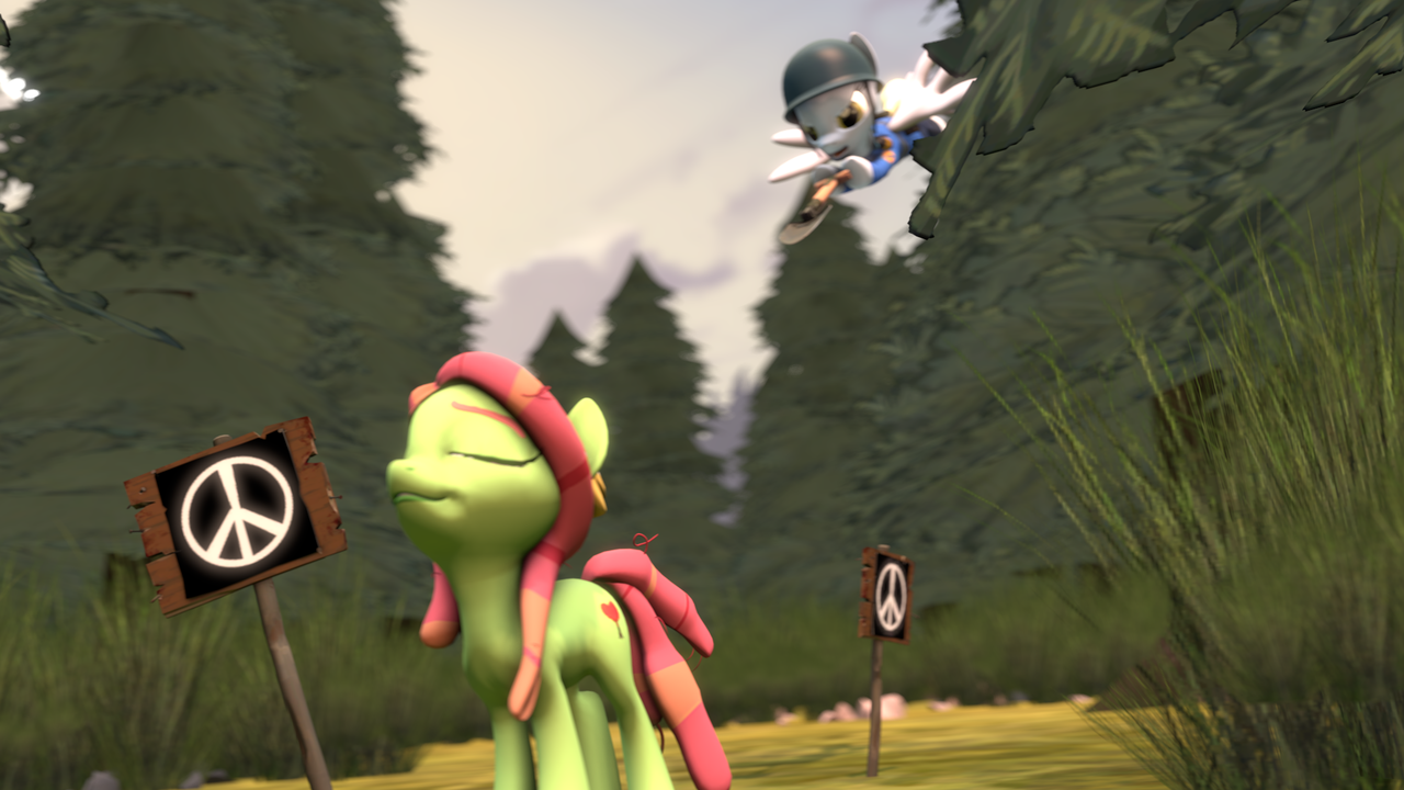 #900964 - safe, artist:the-lunar-brony, derpy hooves, tree hugger ...