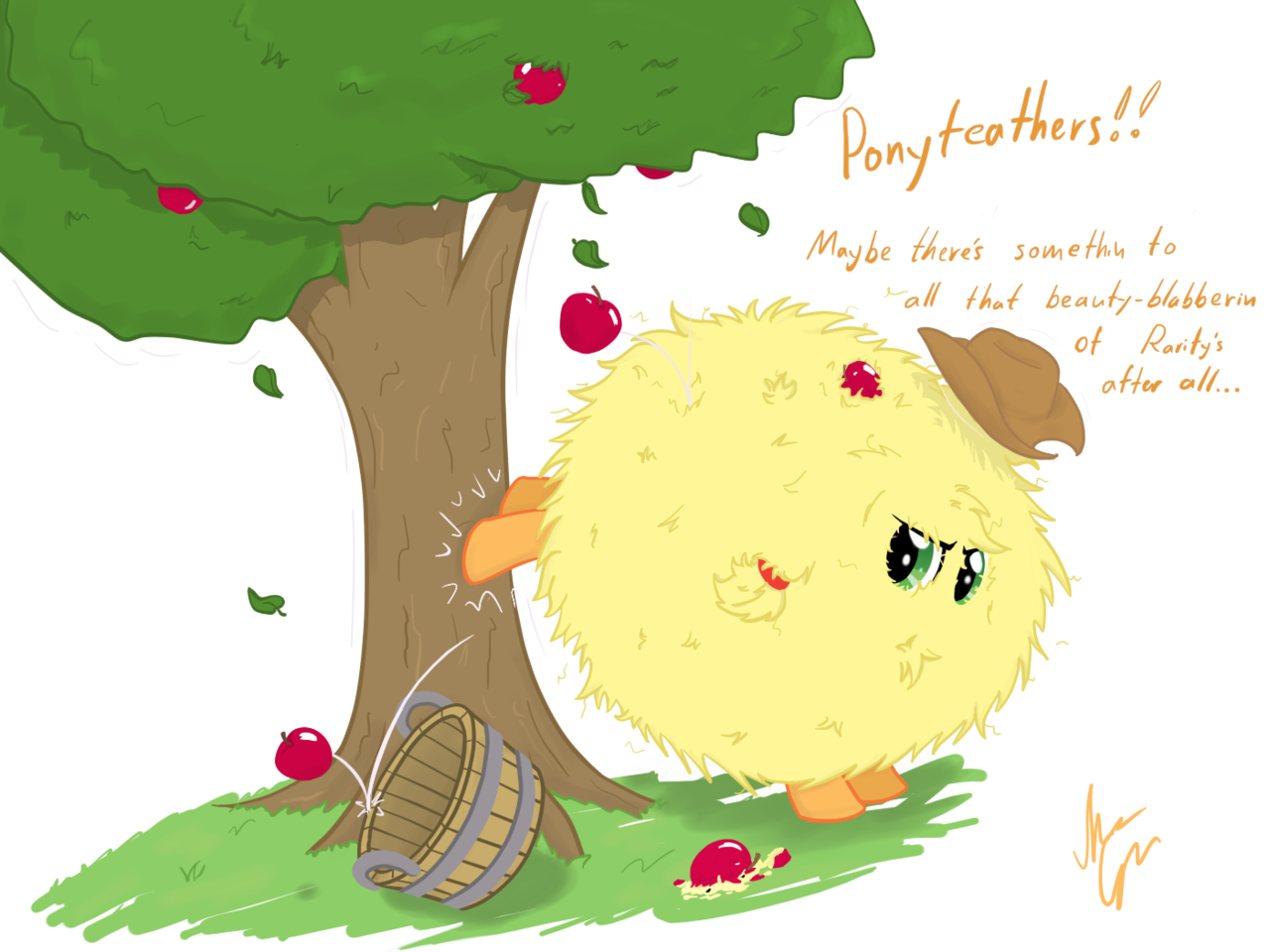 #902305 - safe, artist:sameasusual, applejack, earth pony, pony, apple ...