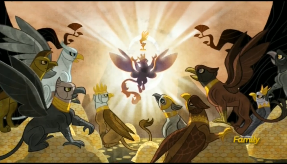 #902350 - safe, screencap, king grover, griffon, g4, the lost treasure ...