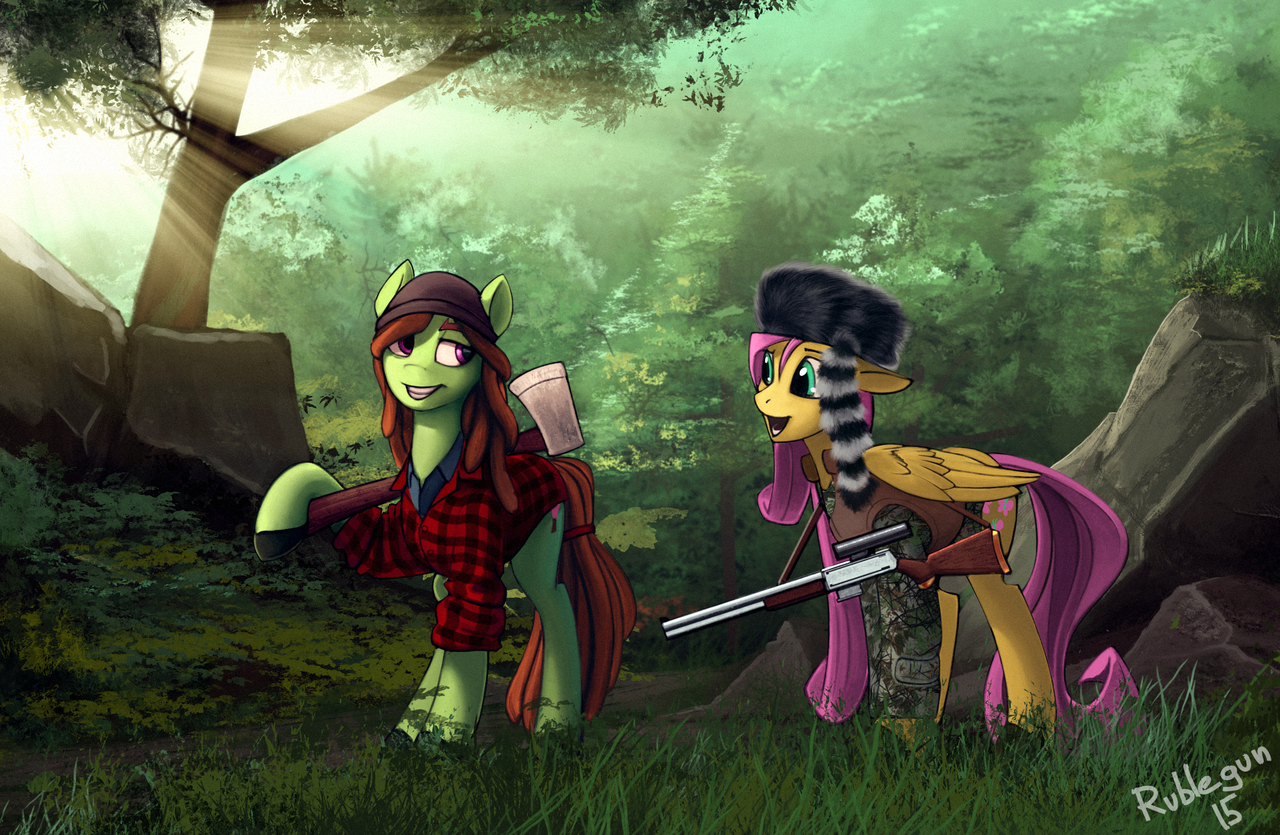 #903045 - safe, artist:rublegun, fluttershy, tree hugger, pony, g4 ...
