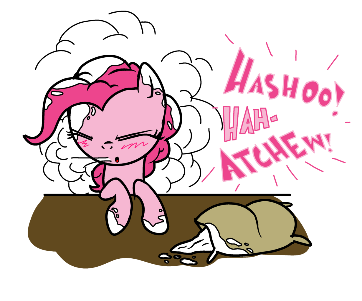 904668 Safe Artist Daisymeadows Pinkie Pie G4 Female Flour