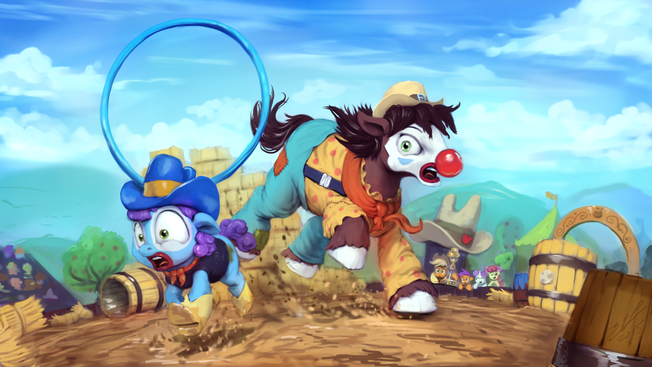 #888016 - safe, artist:assasinmonkey, apple bloom, applejack, hehe ...