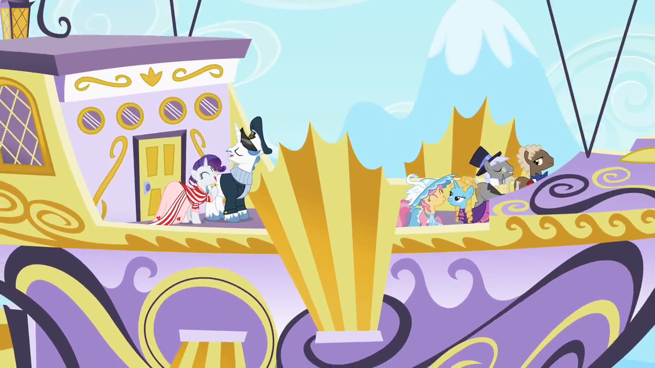 #907360 - safe, screencap, count caesar, fancypants, four step, rarity ...