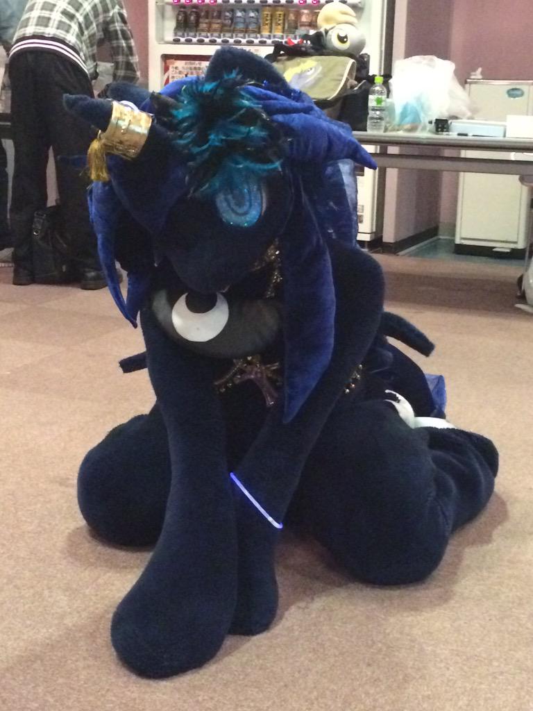 #889576 - safe, artist:kolshica, derpy hooves, princess luna, pegasus ...