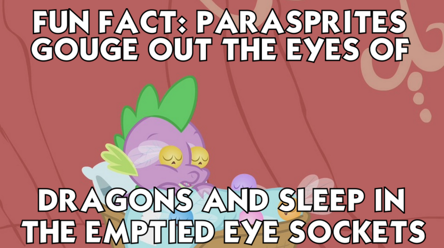 #890114 - semi-grimdark, spike, parasprite, g4, season 1, swarm of the ...