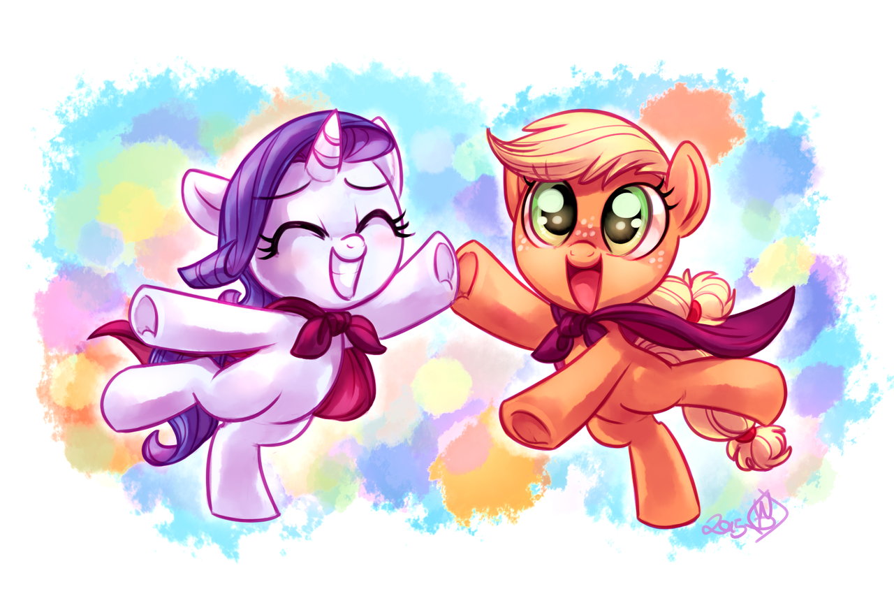 #891851 - safe, artist:whitediamonds, applejack, rarity, earth pony ...