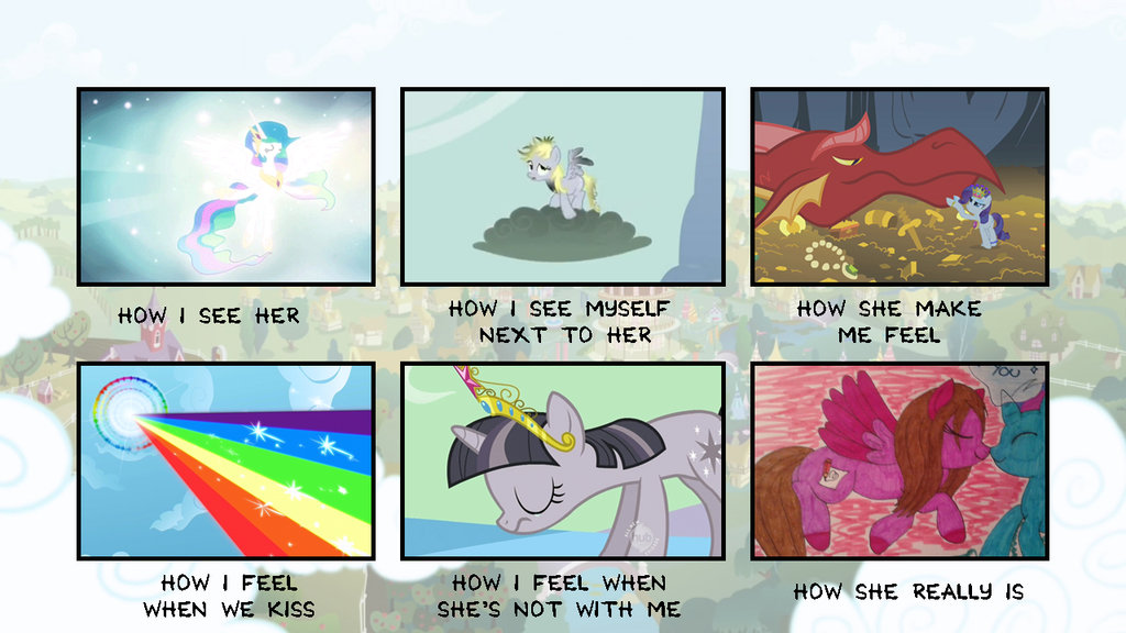 #919080 - safe, artist:y-mangaka, derpy hooves, princess celestia ...