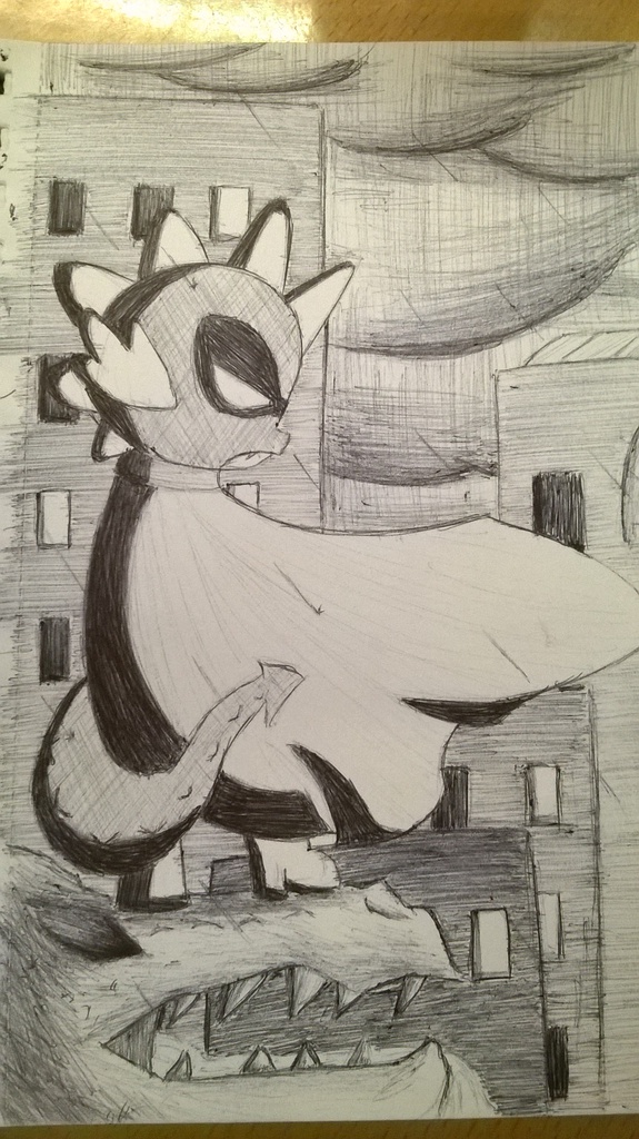 #919396 - safe, artist:tunrae, humdrum, spike, power ponies (episode ...