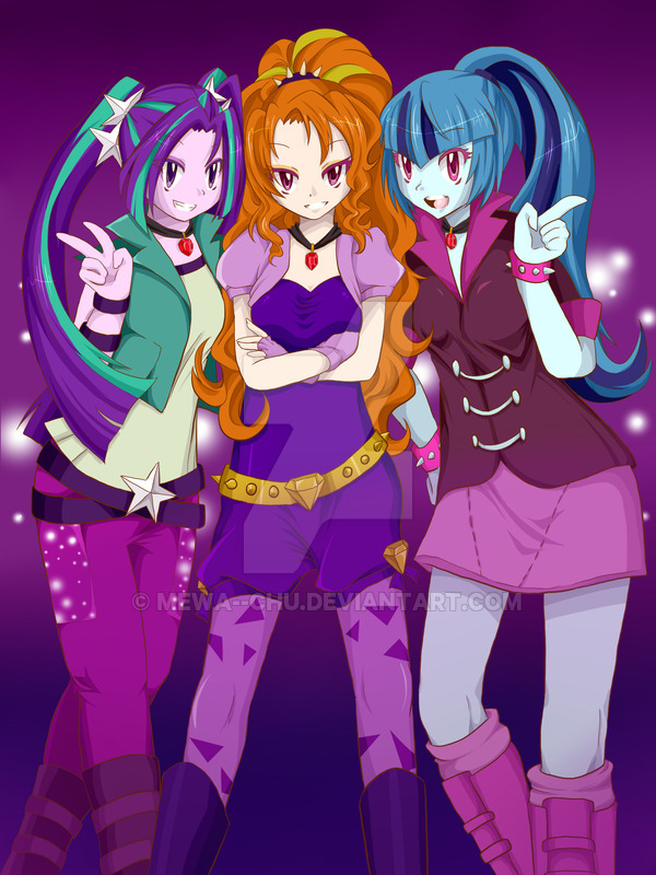 #923251 - dead source, safe, artist:mewa--chu, adagio dazzle, aria blaze, sonata dusk, equestria ...