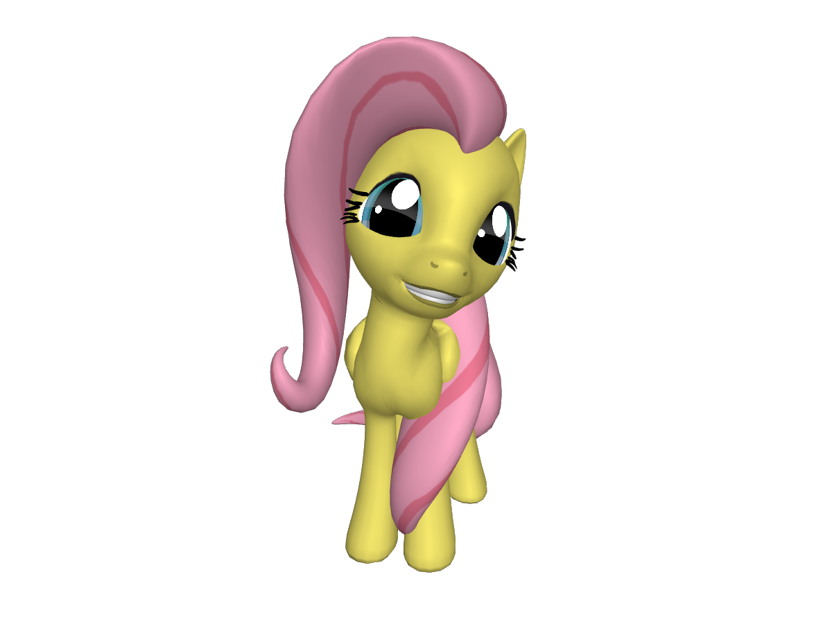 #924399 - safe, fluttershy, pegasus, pony, ponylumen, g4, 3d, cute ...