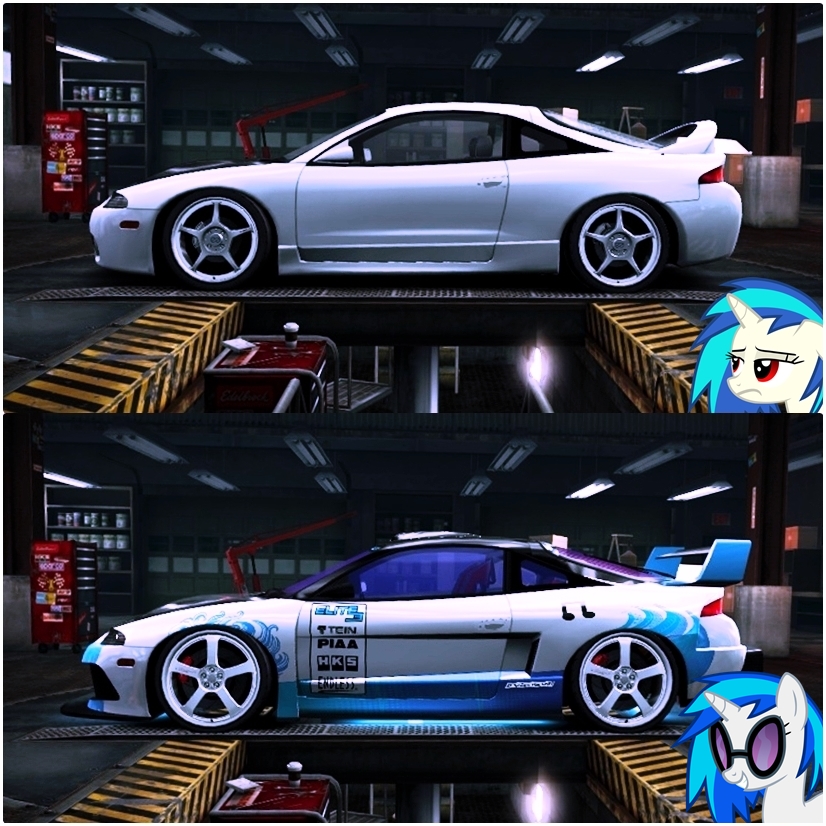 #911188 - safe, artist:nsdrift, dj pon-3, vinyl scratch, g4, car ...