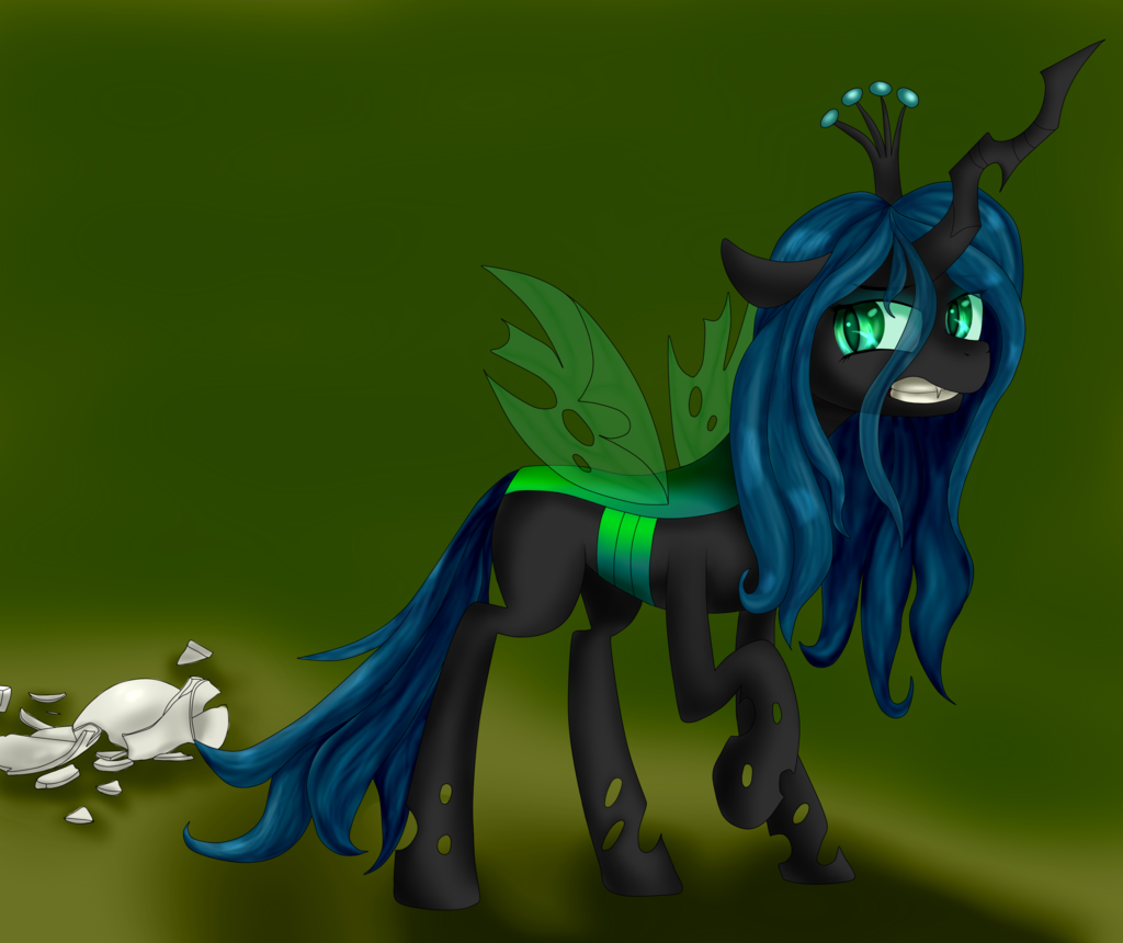 #911885 - dead source, safe, artist:php101, queen chrysalis, broken ...