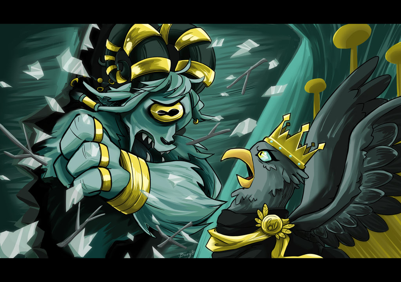 #912007 - safe, artist:buryooooo, arimaspi, king guto, griffon, g4, my ...