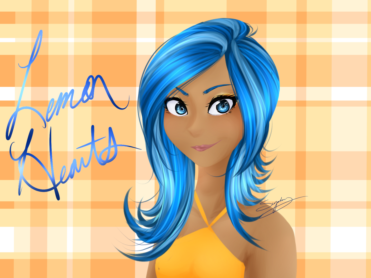 #934271 - safe, artist:sugarberry, lemon hearts, human, g4, female ...