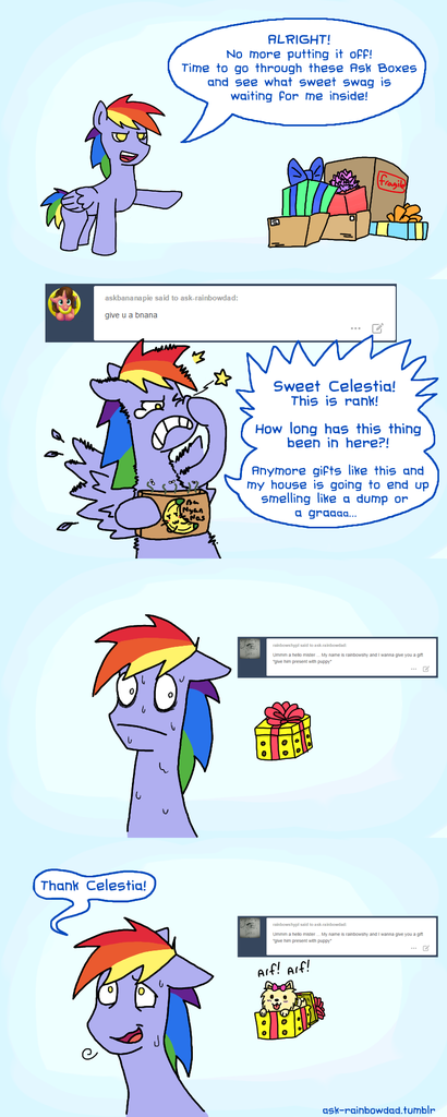 #936516 - safe, artist:ryuspike, rainbow blaze, oc, oc:banana pie, oc ...