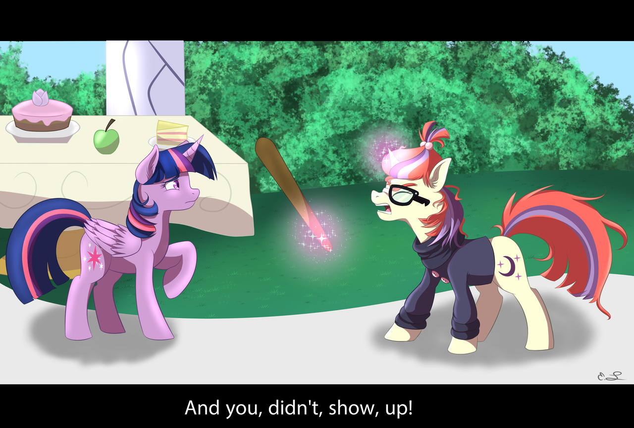 #936721 - safe, artist:emcrasher, moondancer, twilight sparkle, alicorn ...